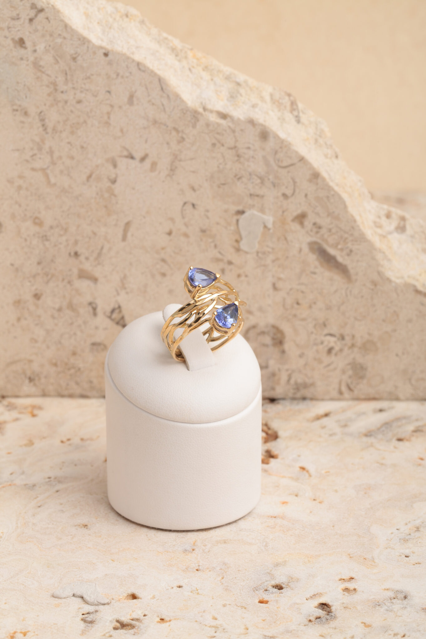 Tanzaniet ring - Pascale Masselis